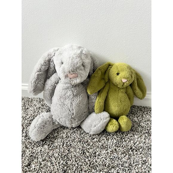 Jellycat | Toys | Jellycat Gray Bunny Rabbit Bashful Moss Bunny Retired ...